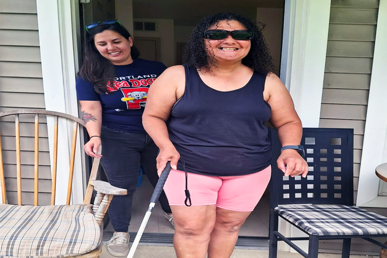 Orientation and Mobility Training Returns to Sights for Hope with ...